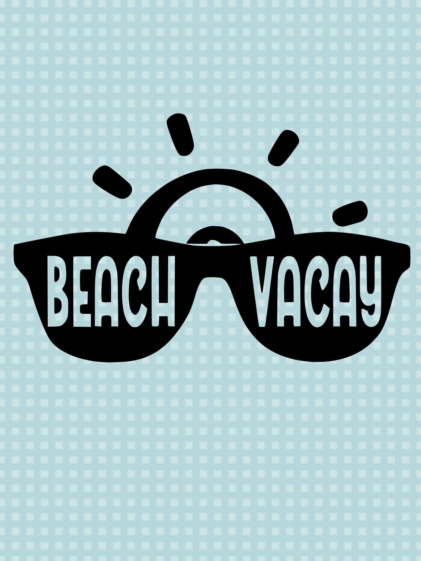 Beach Sunglasses SVG Beach Vacay Vector Vacation PNG Ocean - Etsy