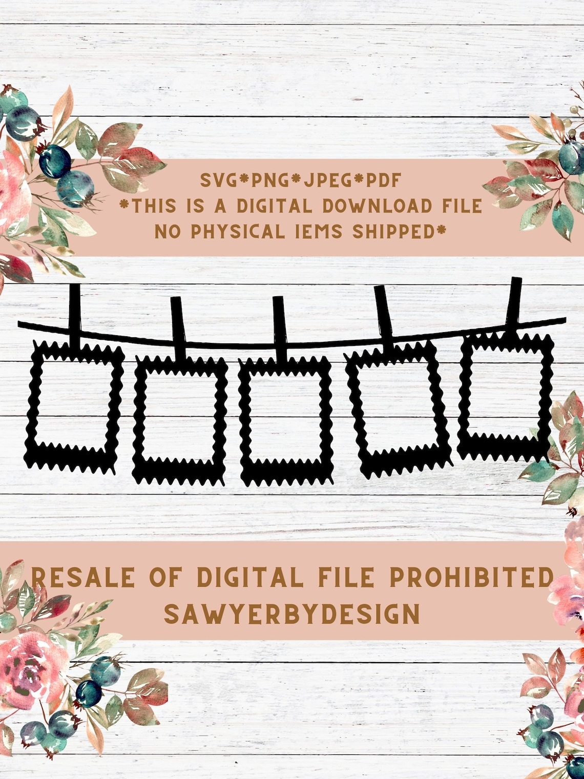 Picture Frame SVG Bundle - Custom Picture Frame SVG -personalized ...