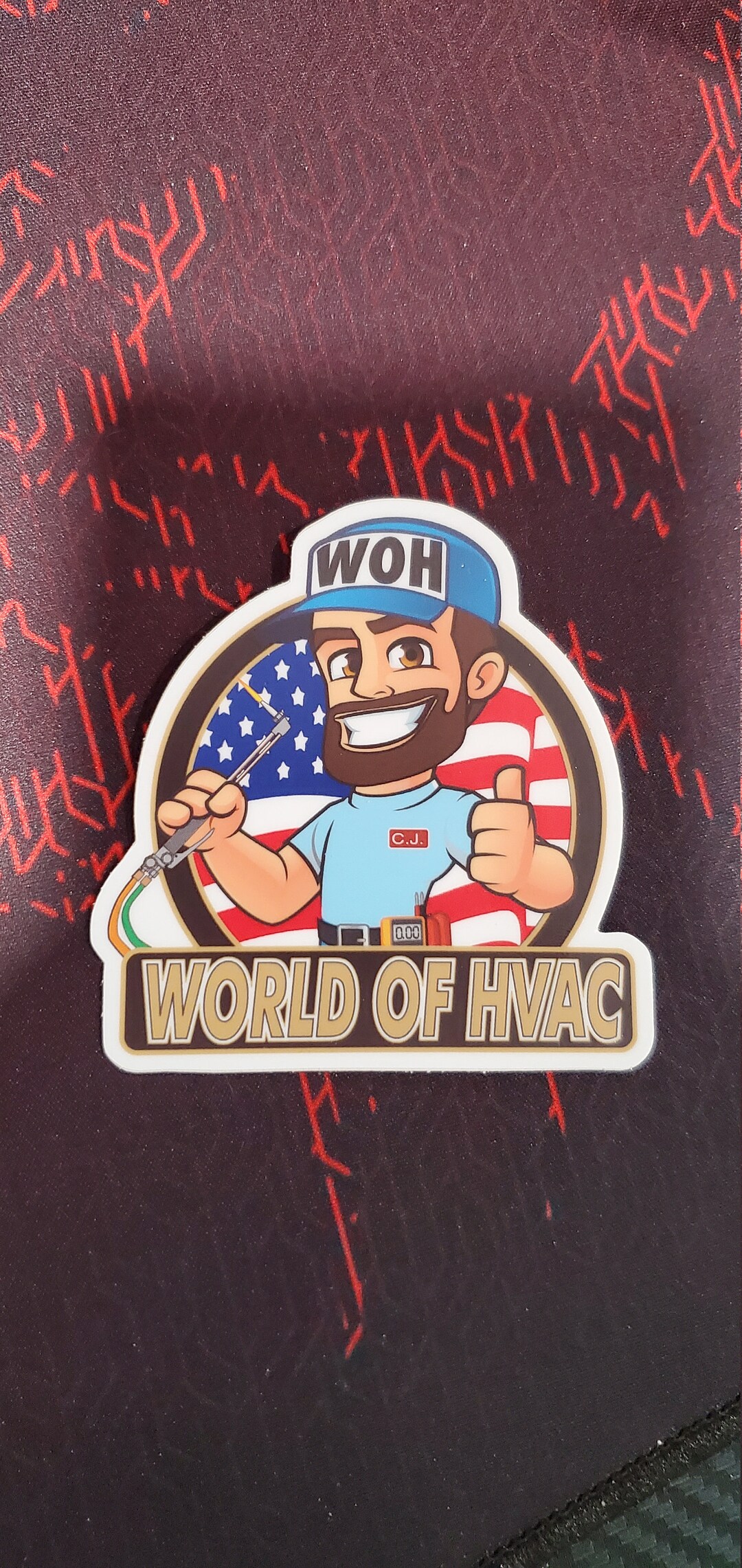 World of HVAC Logo Sticker - Etsy
