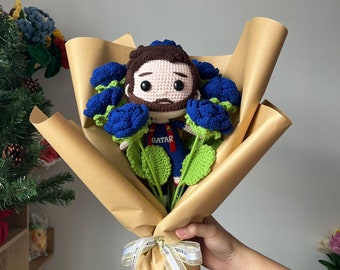 Lionel Messi Doll, Messi Crochet Doll, Amigurumi Doll, World Soccer ...
