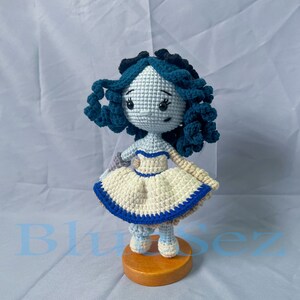 Corpse Bride Inspired Crochet Doll - Emily Doll, Amigurumi Doll ...