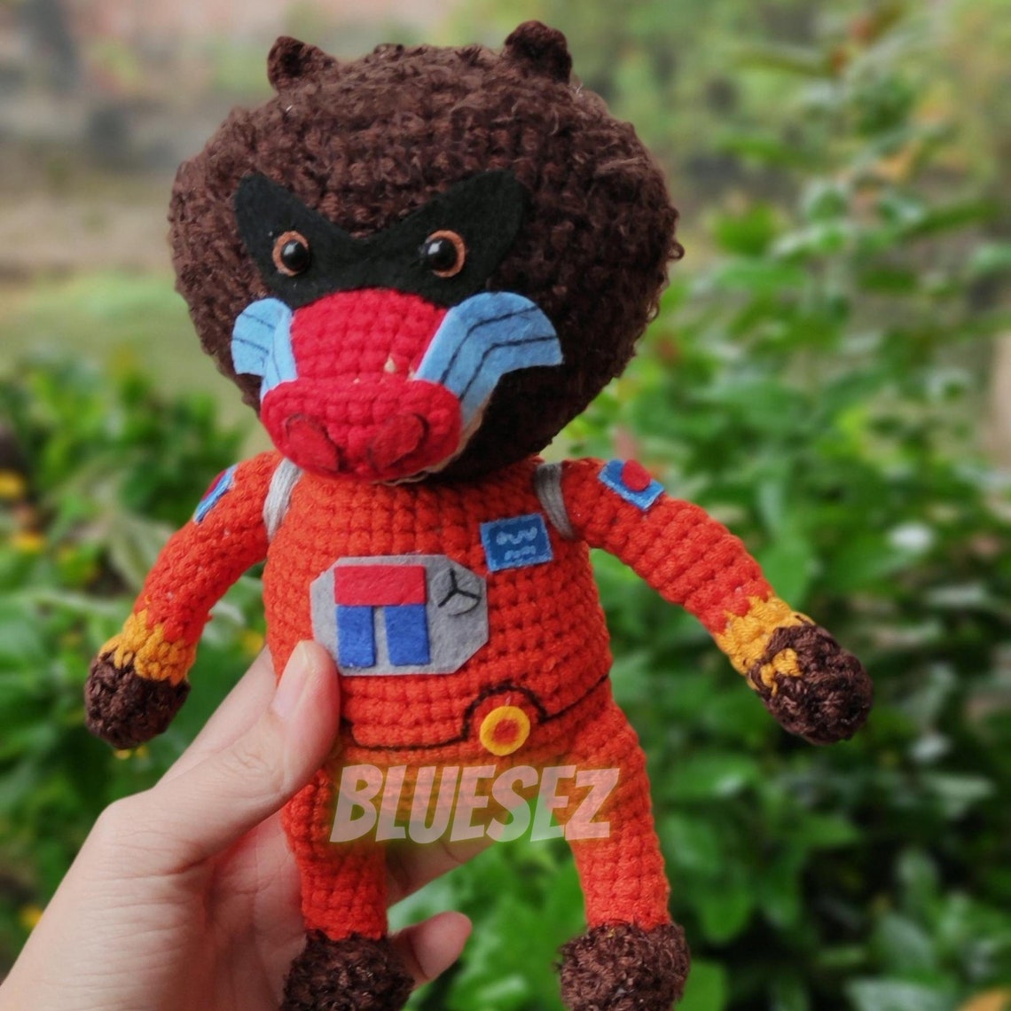 Moon Baboon Stuffed Toy - It Takes Two Crochet, Moon Baboon Inspired ...