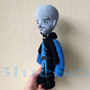 Megamind Crochet Doll, Megamind Amigurumi, Minion Plush Toy, Brainbots ...