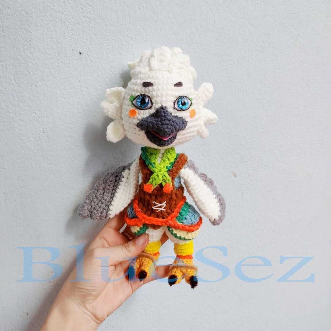 Tulin From the Legend of Zelda Tears of the Kingdom Crochet Doll ...