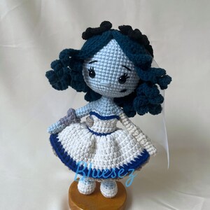 Corpse Bride Inspired Crochet Doll - Emily Doll, Amigurumi Doll ...