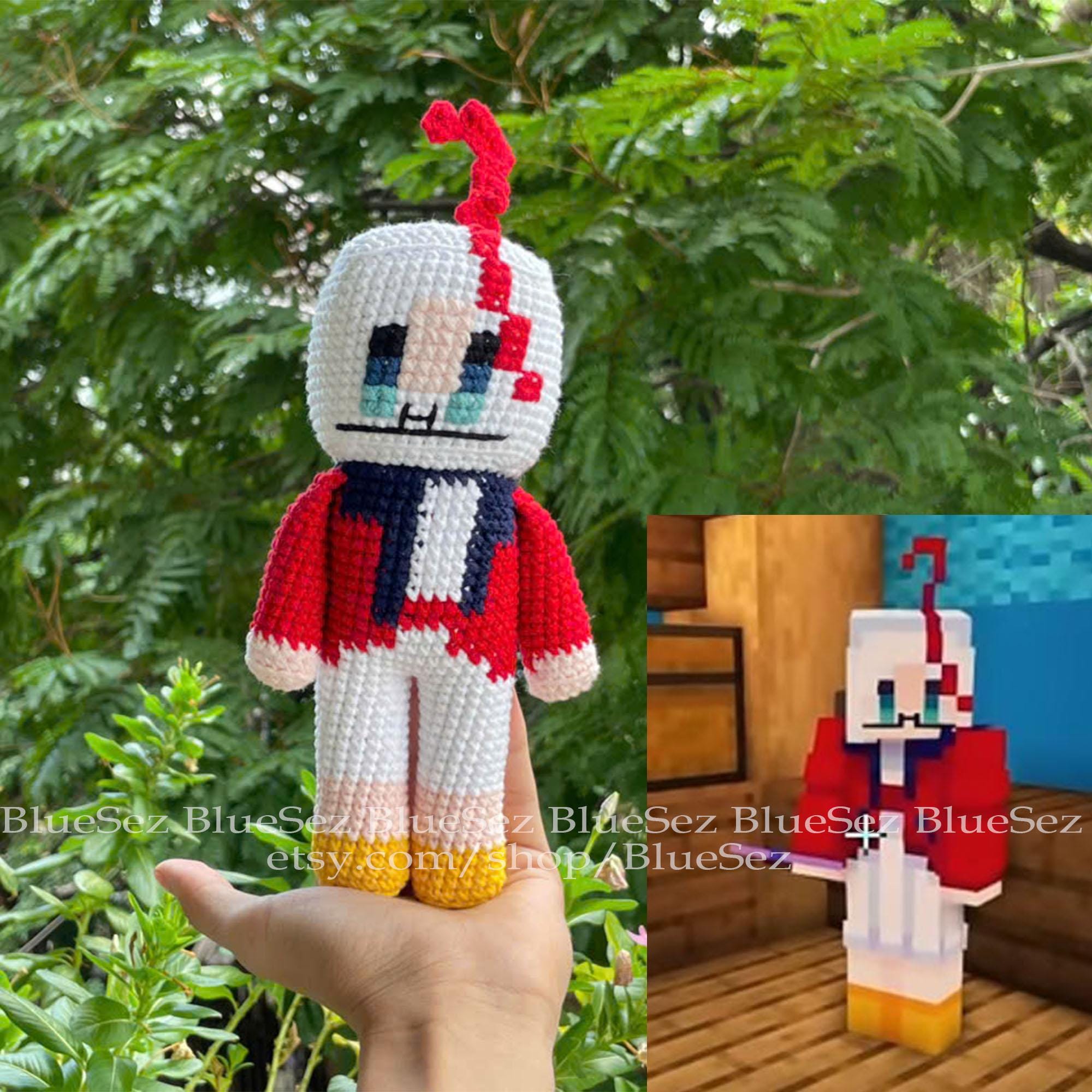 Custom Minecraft Skin Crochet Doll Using Any Player, Custom Minecraft ...