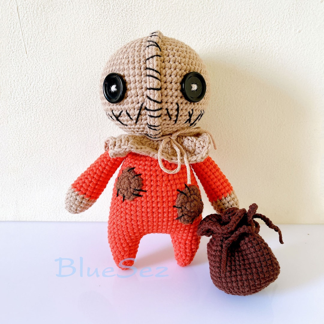 VOODOO CROCHET - Creepy Sam Doll, Amigurumi Voodoo, Halloween Crochet ...