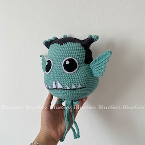 Megamind Crochet Doll, Megamind Amigurumi, Minion Plush Toy, Brainbots ...