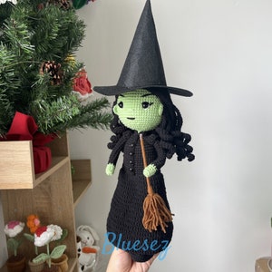 Elphaba From Wicked the Musical Doll, Elphaba Amigurumi, the Wicked ...