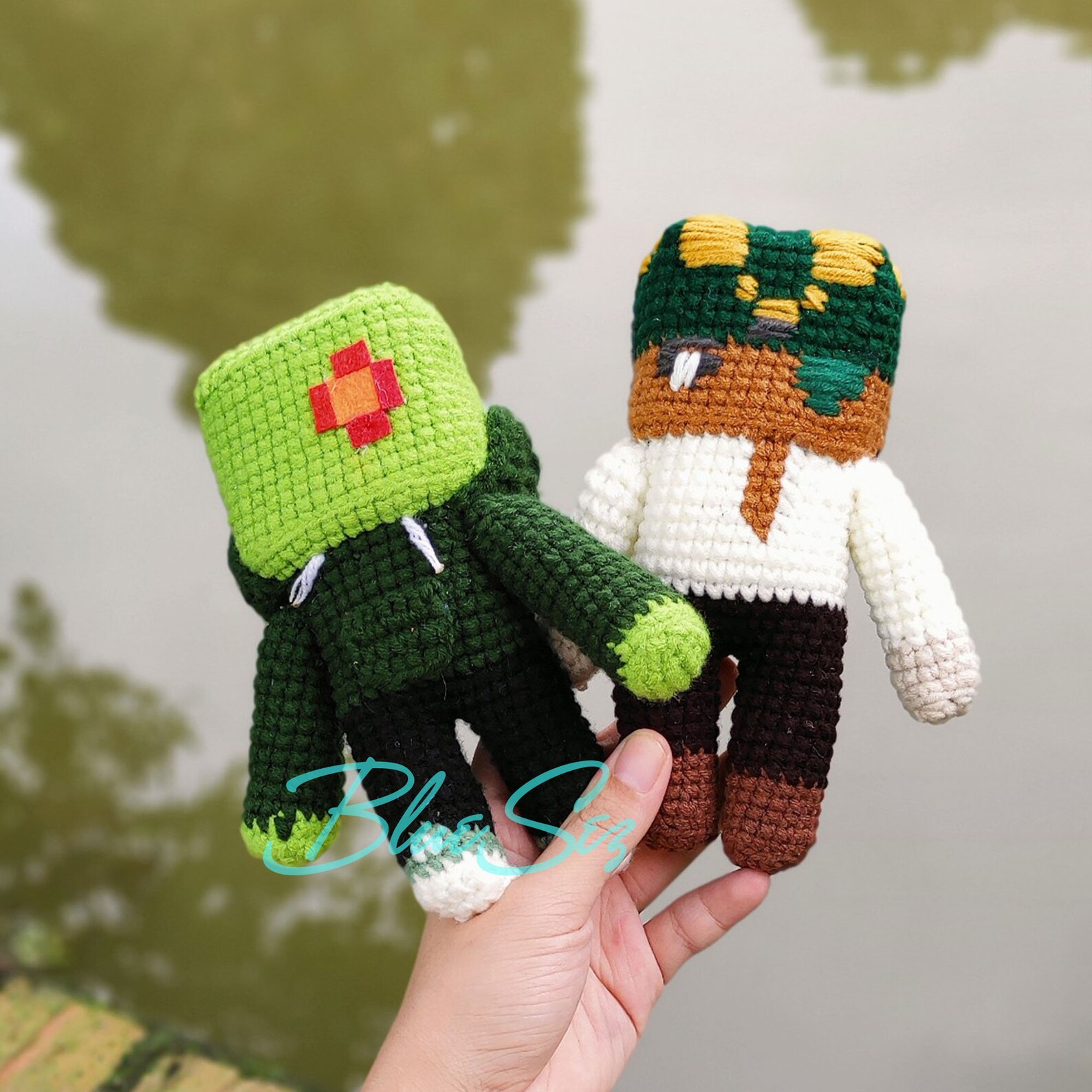 Custom Minecraft Skin Crochet Doll Using Any Player, Custom Minecraft ...