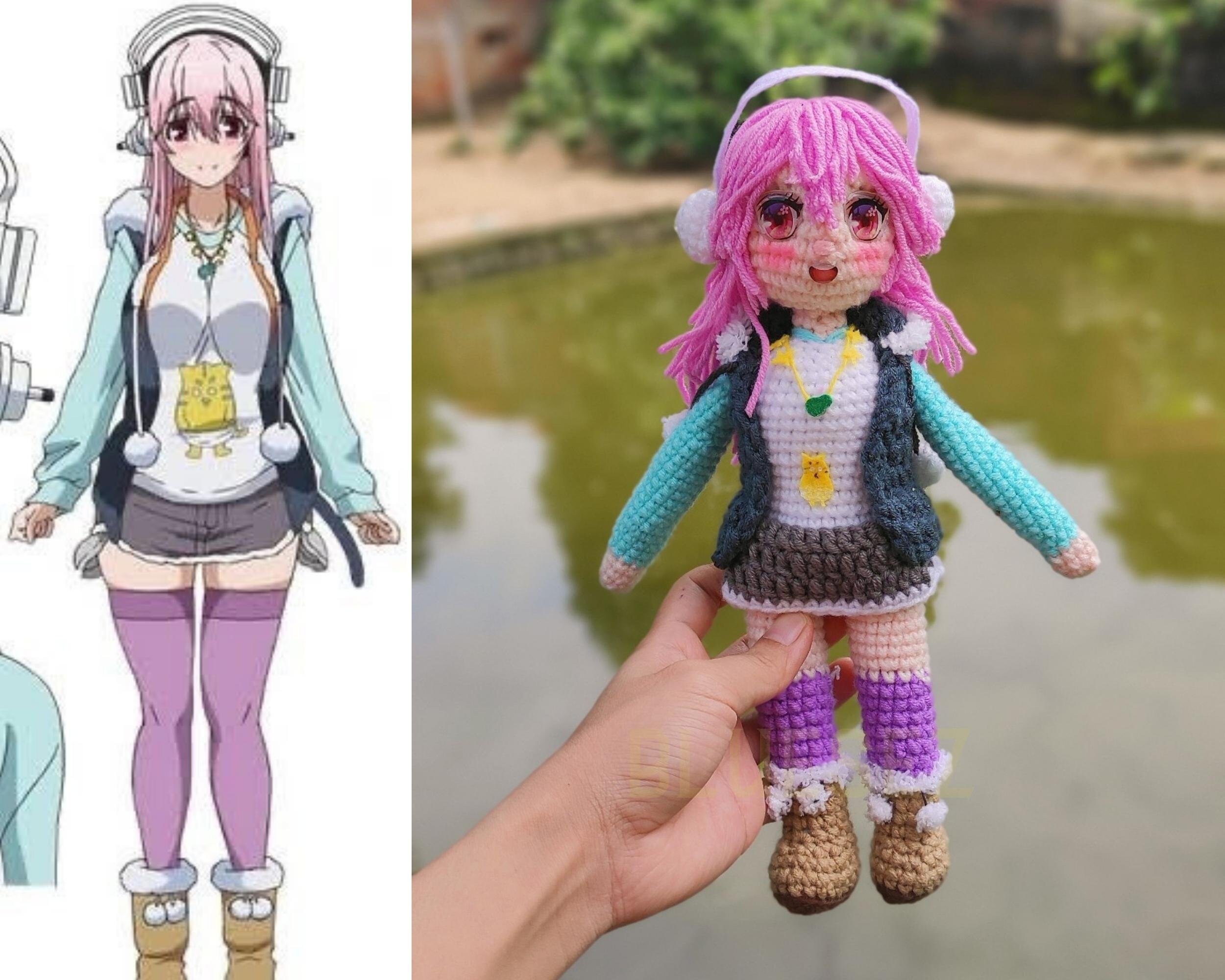 Custom Crochet Character Plush - Movie, TV Show, Game, Anime, Manga ...