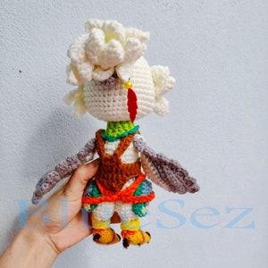 Tulin From the Legend of Zelda Tears of the Kingdom Crochet Doll ...