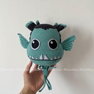Megamind Crochet Doll, Megamind Amigurumi, Minion Plush Toy, Brainbots ...