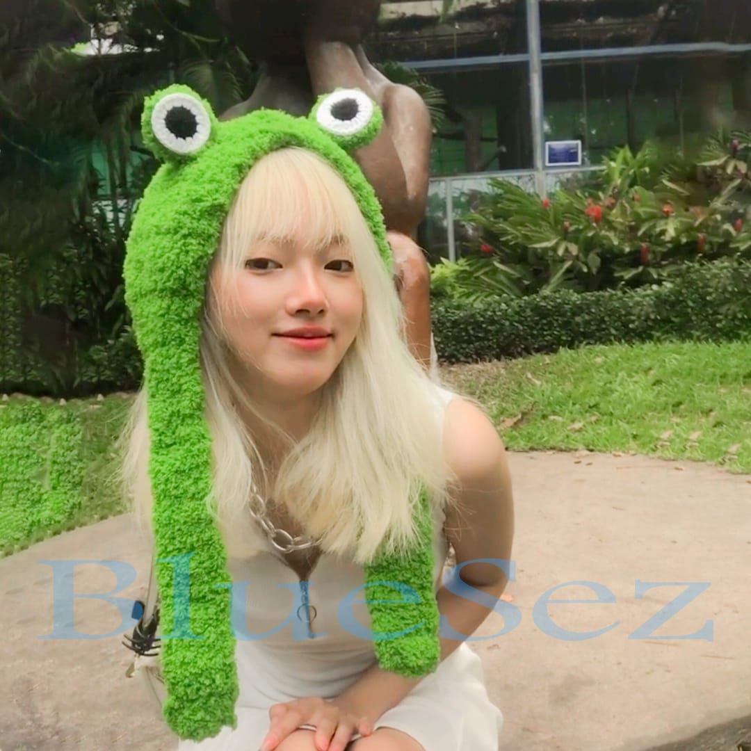 Crochet Frog Bucket Hat, Frog Hooded Cowl, Cute Bucket Hat, Froggie ...