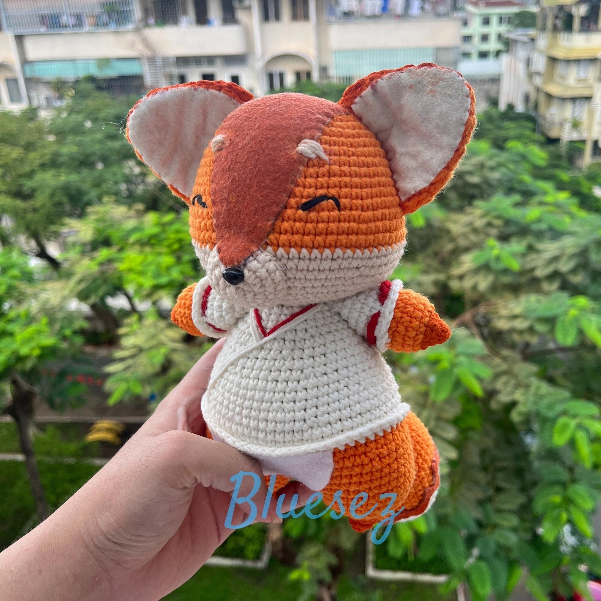 Fox Plush Doll - Game Character Crochet Doll - Custom Doll Anime, Manga ...