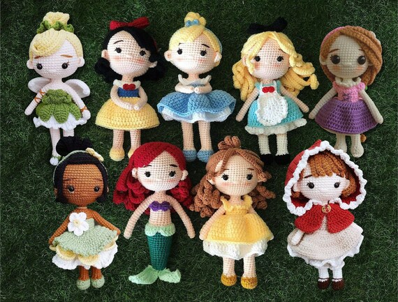 handmade princess doll 2 Crochet Princesses Princess doll handmade ...