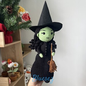 Elphaba From Wicked the Musical Doll, Elphaba Amigurumi, the Wicked ...