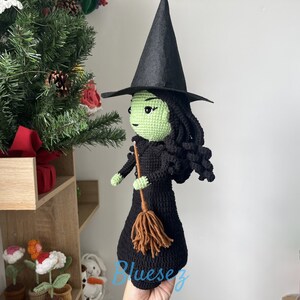 Elphaba From Wicked the Musical Doll, Elphaba Amigurumi, the Wicked ...