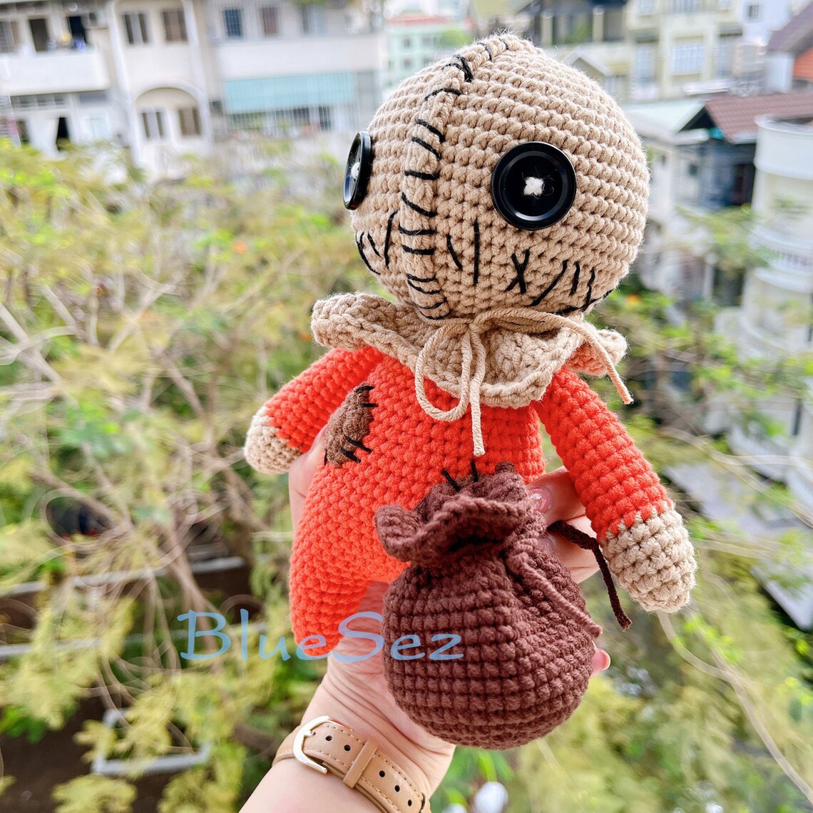VOODOO CROCHET Creepy Sam Doll Amigurumi Voodoo Halloween - Etsy