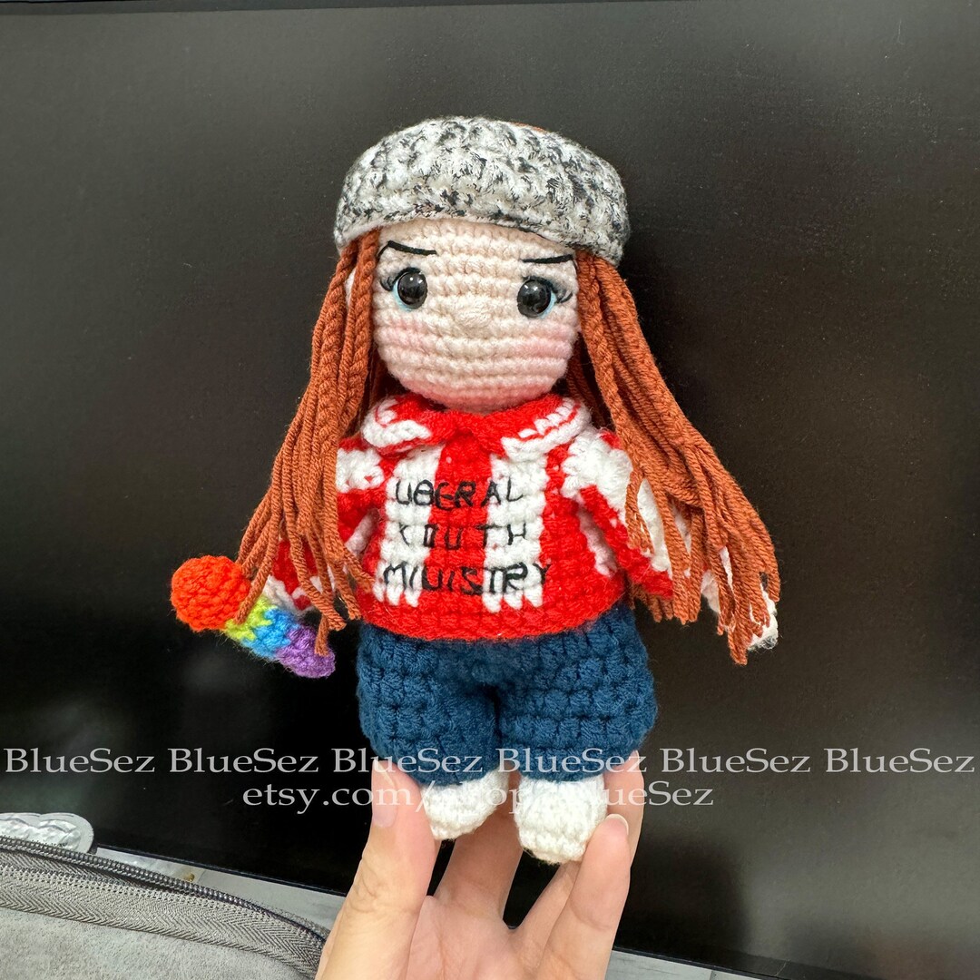 Young Miko Amigurumi Doll - Baby Miko Crochet Doll, Cute Rapper Doll ...