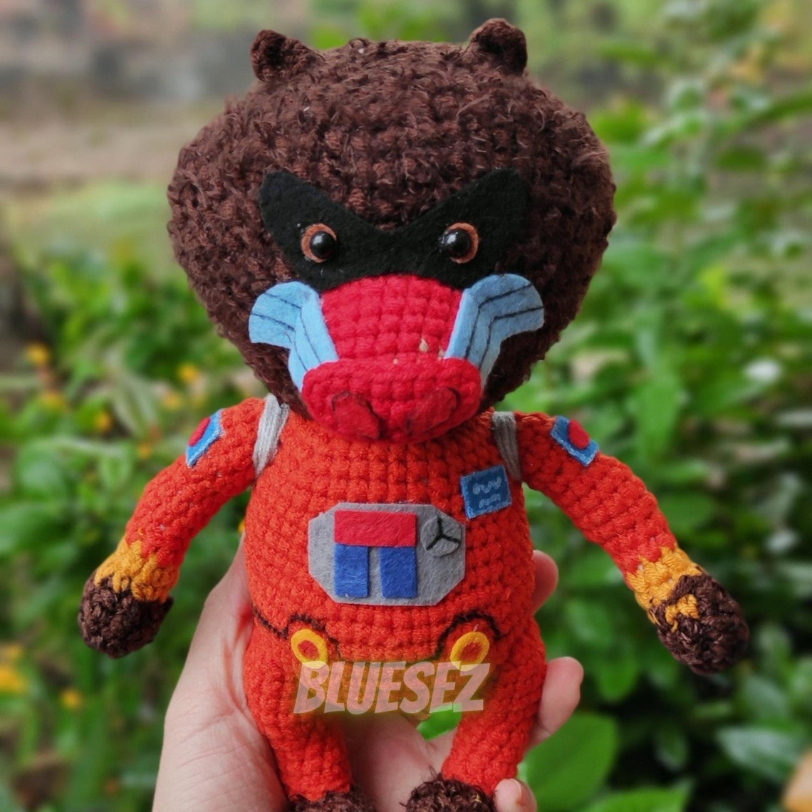 Moon Baboon Stuffed Toy It Takes Two Crochet Moon Baboon - Etsy