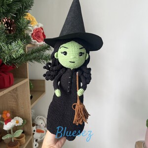 Elphaba From Wicked the Musical Doll, Elphaba Amigurumi, the Wicked ...