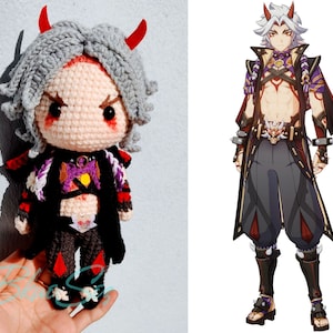 Custom Character Crochet Doll, Custom Commission Doll, Custom Doll From ...