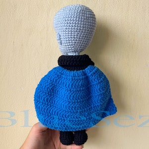 Megamind Crochet Doll, Megamind Amigurumi, Minion Plush Toy, Brainbots ...
