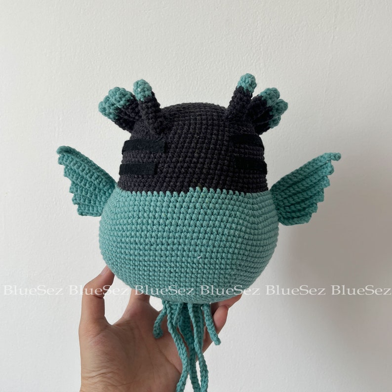 Megamind Crochet Doll, Megamind Amigurumi, Minion Plush Toy, Brainbots ...