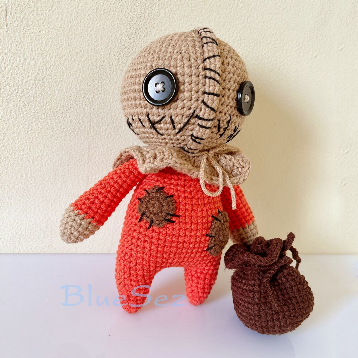 VOODOO CROCHET Creepy Sam Doll Amigurumi Voodoo Halloween - Etsy