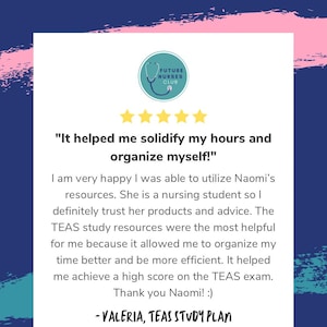 TEAS Study Planner - Ultimate 23-page Guide for Acing ATI Nursing Exam ...