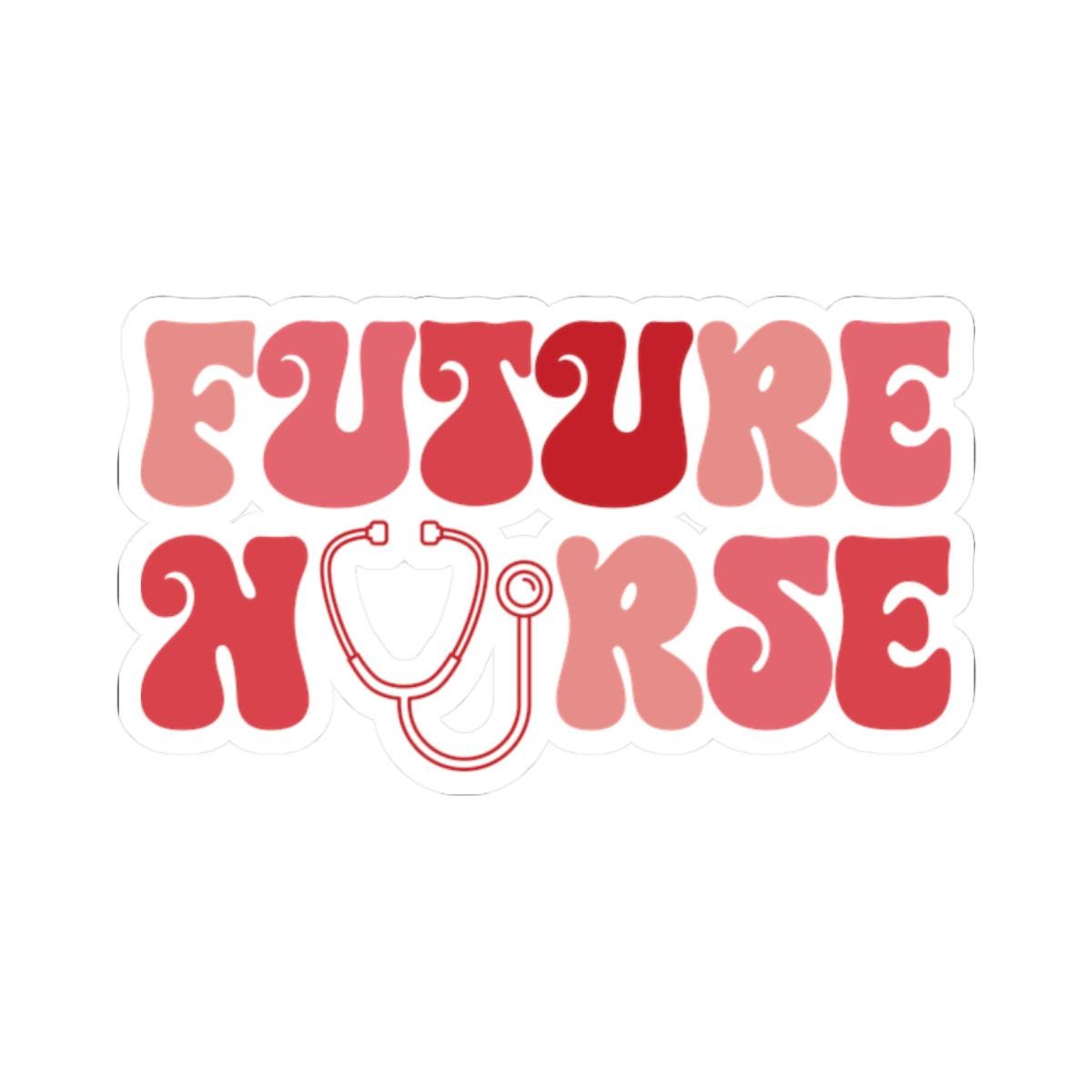 Future Nurse Sticker - Cute Nursing Decal for Student Nurses - Perfect ...