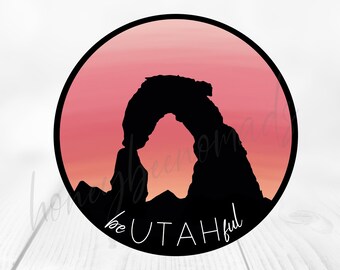 PNG, SVG Delicate Arch Instant Download; Moab Utah, Arches National ...