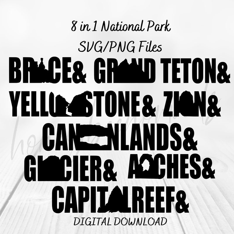 National Park Svg - Etsy