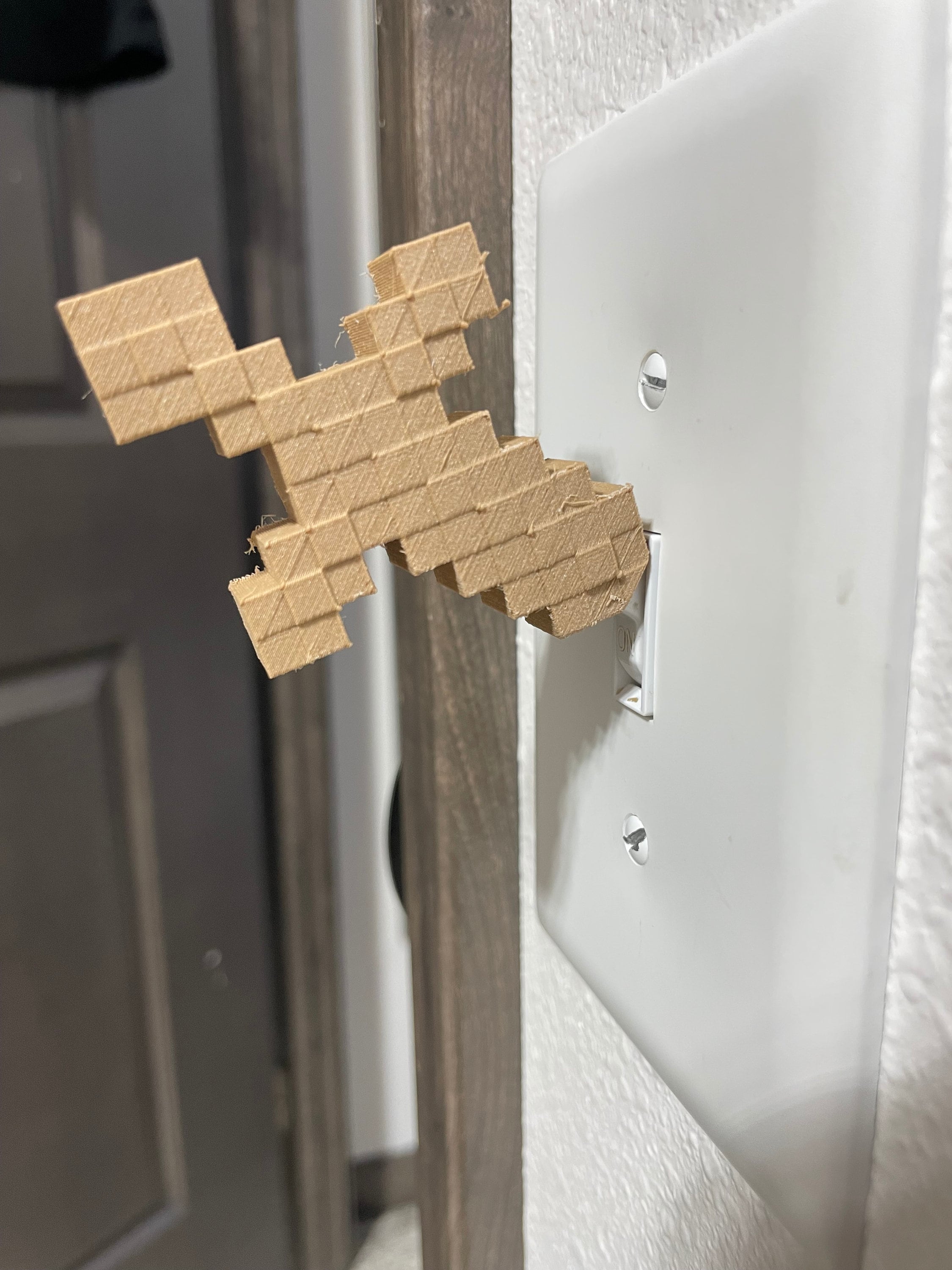 Minecraft Inspired Sword Lever Light Switch Gaming Room Decor Gift for ...