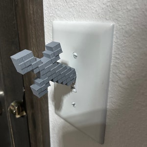 Minecraft Inspired Sword Lever Light Switch | Gaming Room Decor | Gift ...