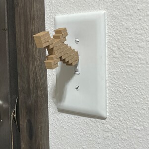 Minecraft Inspired Sword Lever Light Switch | Gaming Room Decor | Gift ...