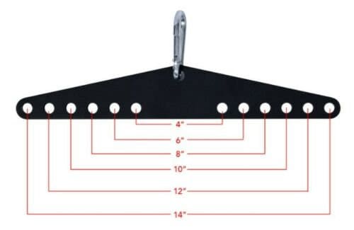 Double to Single Pulley Adaptor Plate for Home Gym, Inspire Scs Cable ...