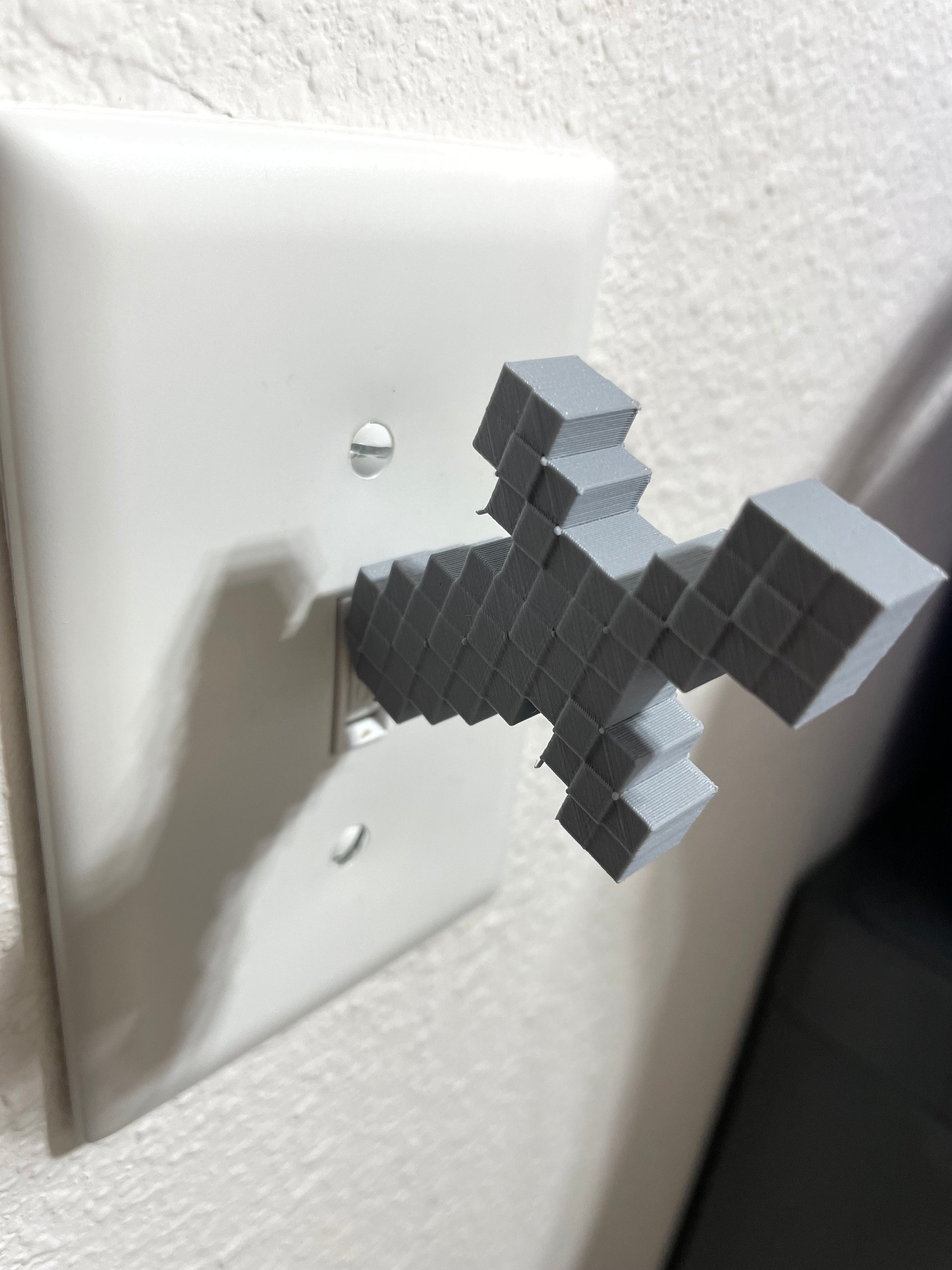 Minecraft Inspired Sword Lever Light Switch Gaming Room Decor Gift for ...