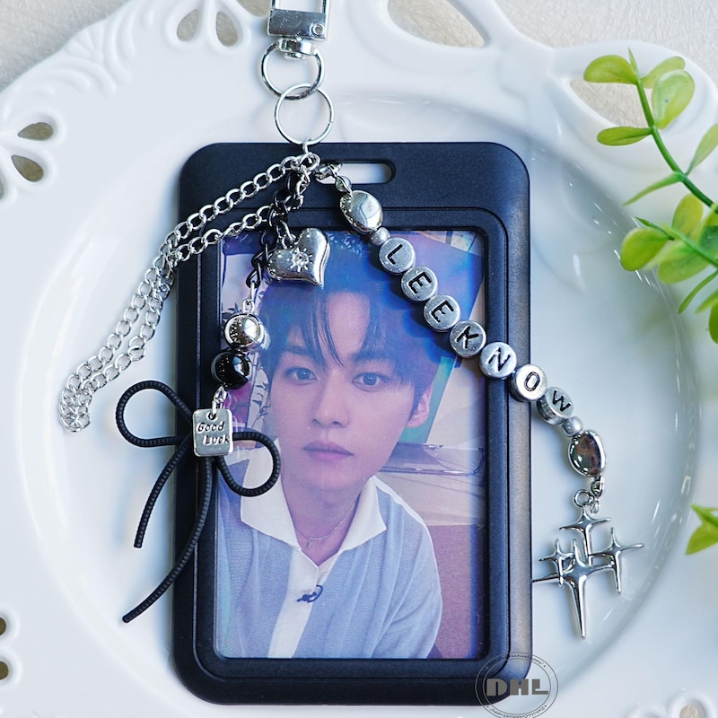 Black Bows Id Card Holder - Etsy