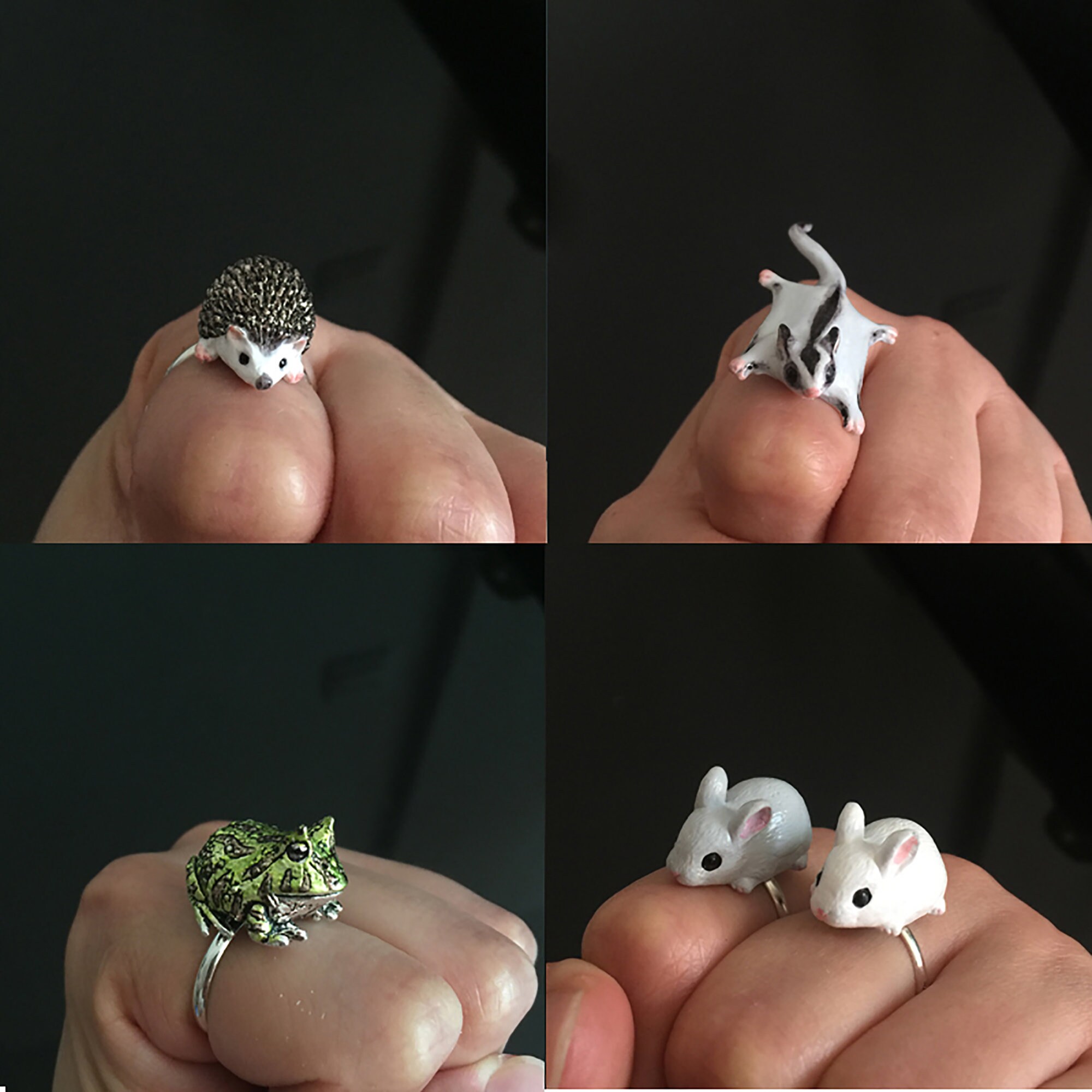 Cute Cartoon Animals Rings | Etsy