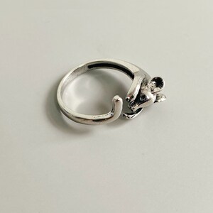 Mouse Ring Adjustable Ring Animal Jewelry Animal Ring Cute - Etsy