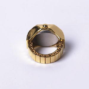 Gold Watch Ringvintage Watch Ring Square Watch Ring Retro - Etsy Sweden