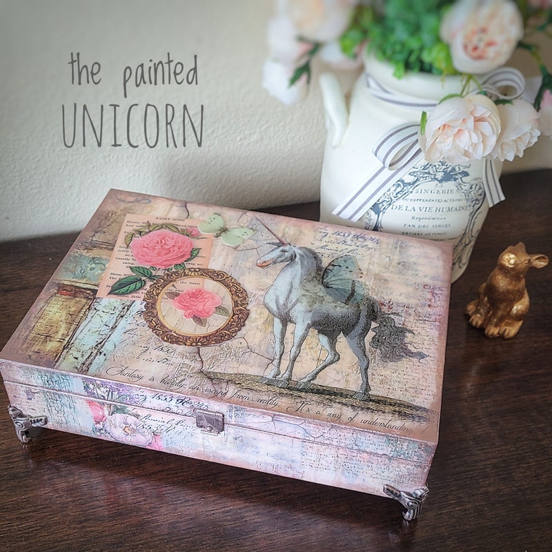 Decorated Cigar Box - Etsy