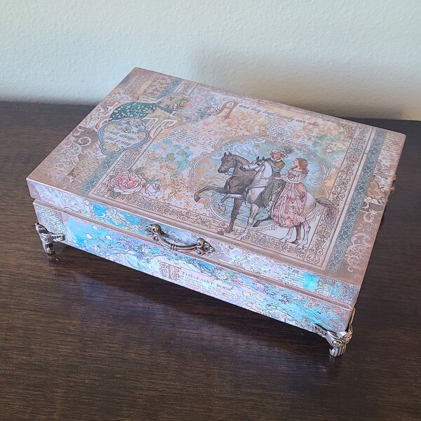Painted Cigar Box - Etsy