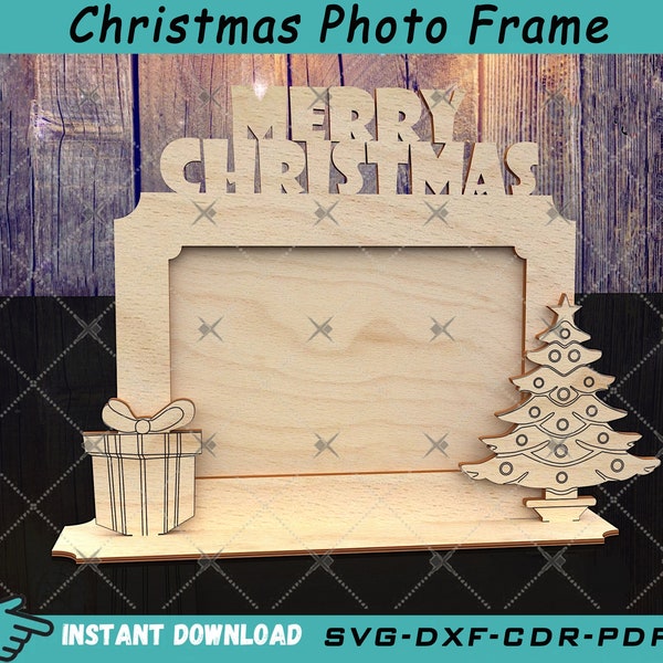 Christmas Frame Svg - Etsy