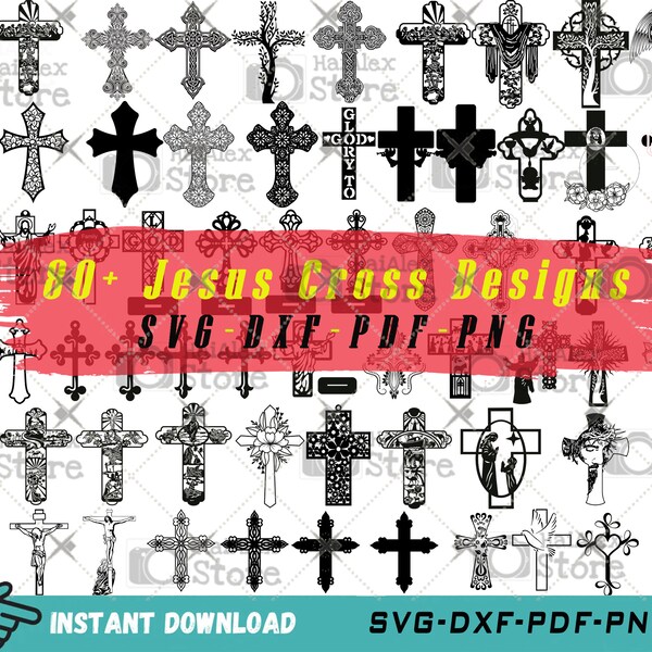 Cross Pattern Dxf Files - Etsy