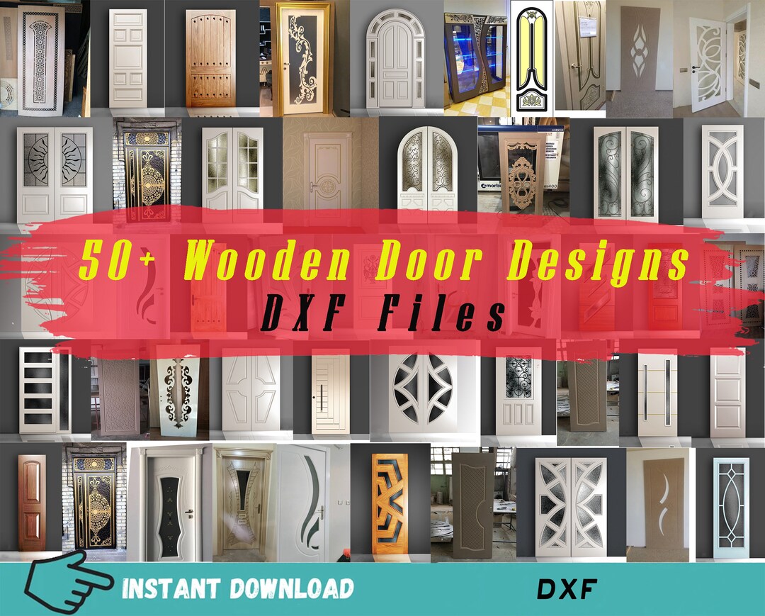 50 Wooden Door Dxf Files for Laser Cnc Cut Door Decor - Etsy UK