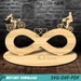 Wooden Infinity Love Laser Cut Files, Couples Love Decor, Infinity ...