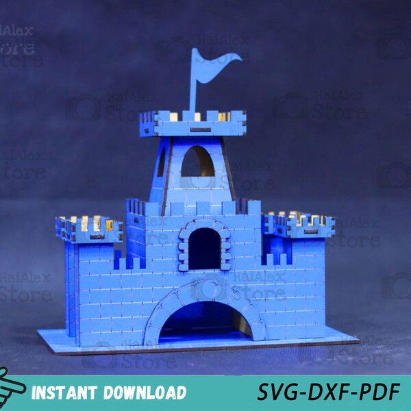 Wooden Castle - Etsy